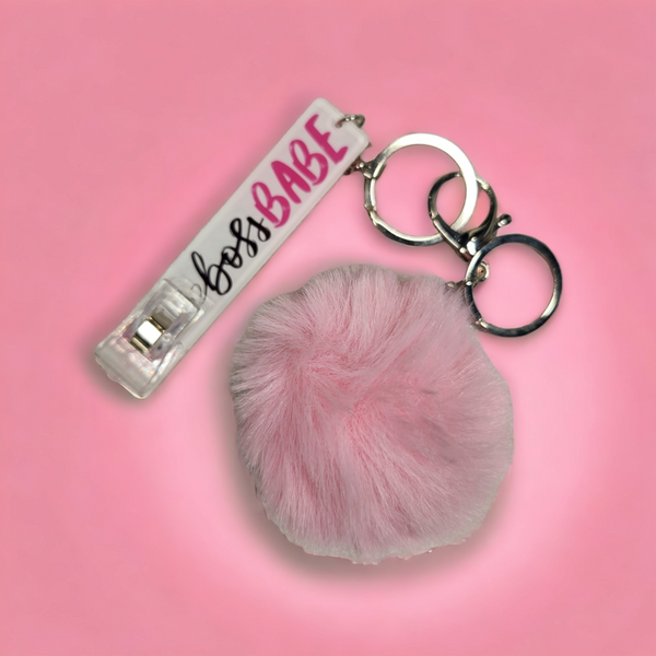Pink Card Grabber Keychain – Unicorn Lab