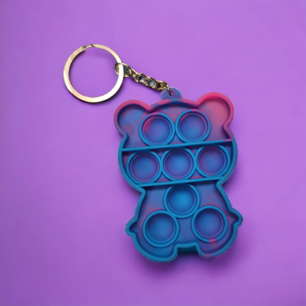 Bear Poppit Keychain – Unicorn Lab